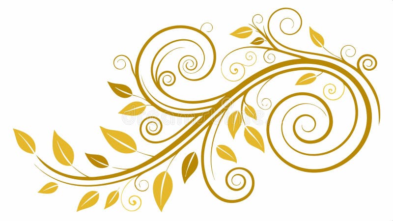 Leafy Vine Corner Design, Natural and Organic Element Vector Design ...