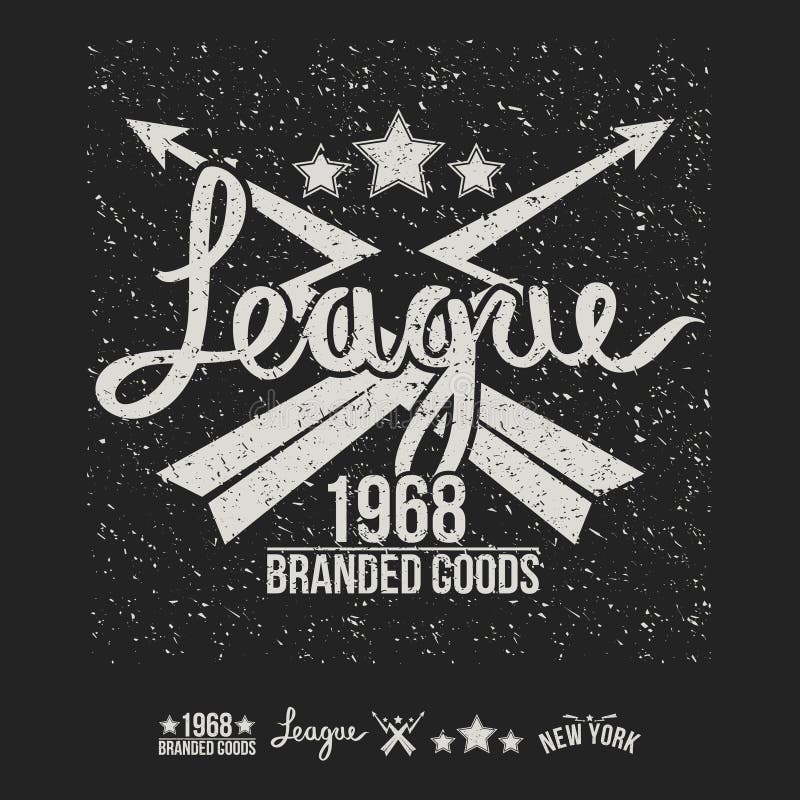 League Emblem Print Design Elements Stock Illustrations – 456 League ...