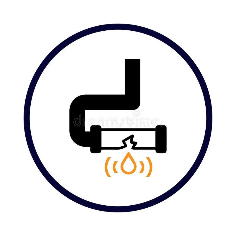 Leak, Engine, Oil Leak, Engine Oil Leak Icon Stock Vector ...