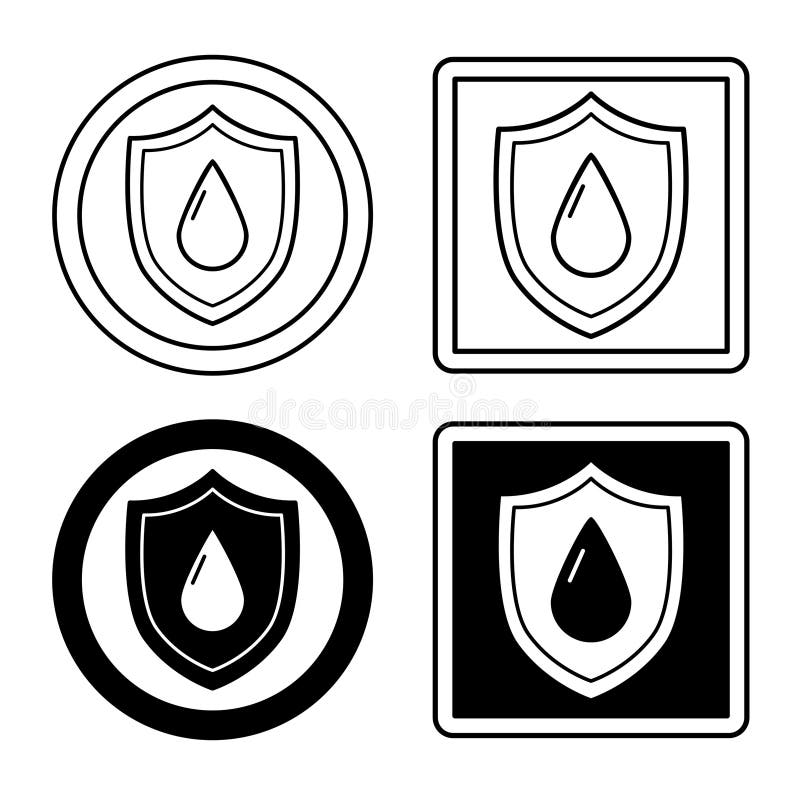 Leak Proof Labels. stock vector. Illustration of weather - 366379760