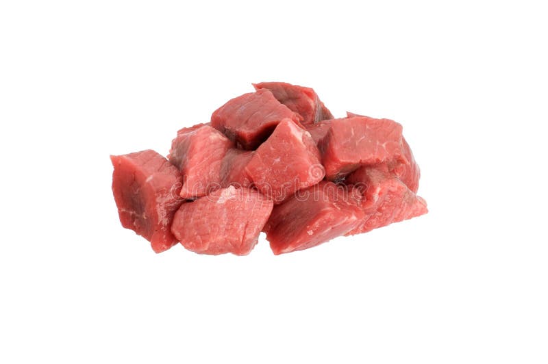 Lean cube red meat stock photo. Image of lean, cubes - 13152186