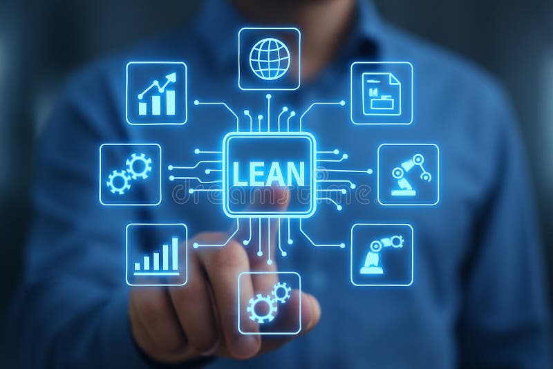 Lean Management Strategy Business Process Improvement Efficiency Productivity Optimization ...