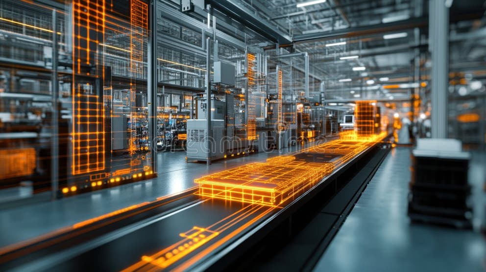 Lean Manufacturing, a 3D Visualization of a Lean Manufacturing Process ...