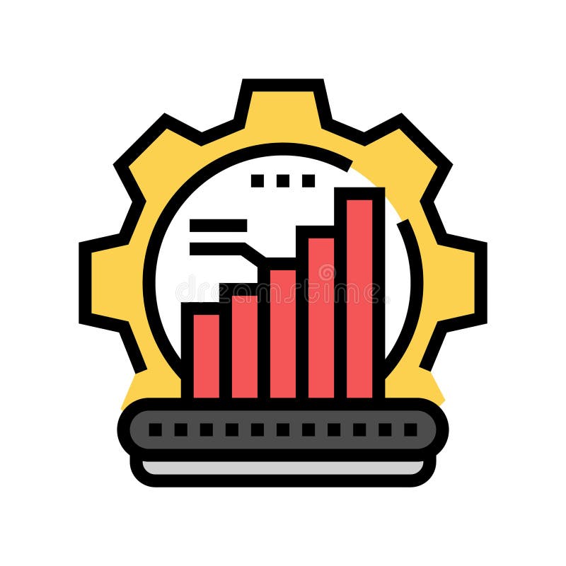 Lean Manufacturing Mechanical Engineer Color Icon Vector Illustration ...