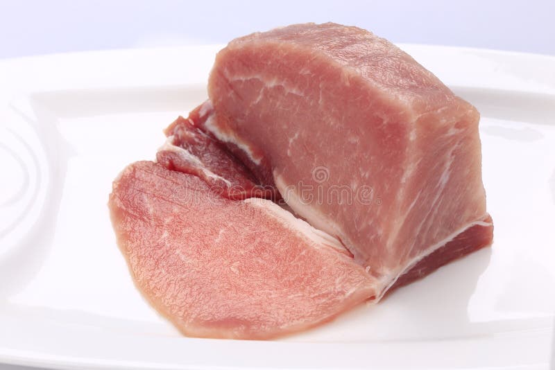 Two Cut Of Lean Pork stock image. Image of meaty, food - 22910311