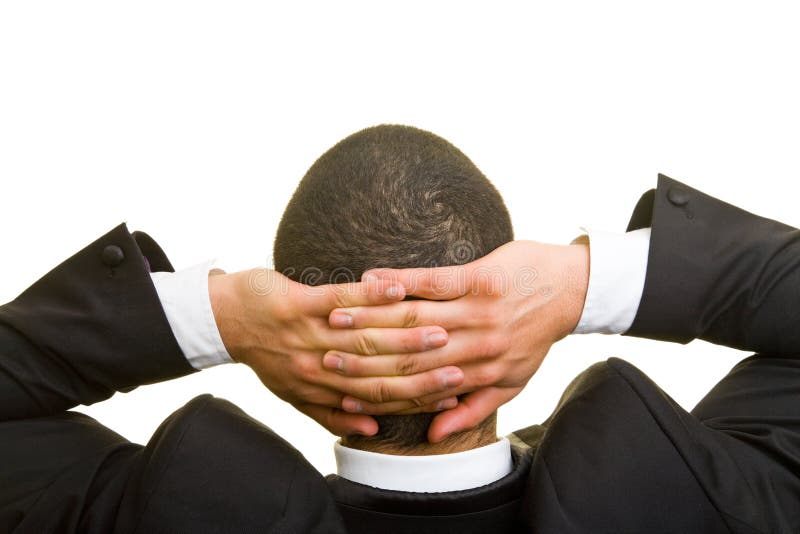 Leaning back stock image. Image of copy, break, business - 9373479