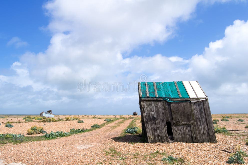 Leaning shack stock image. Image of creepy, road, path - 20401017