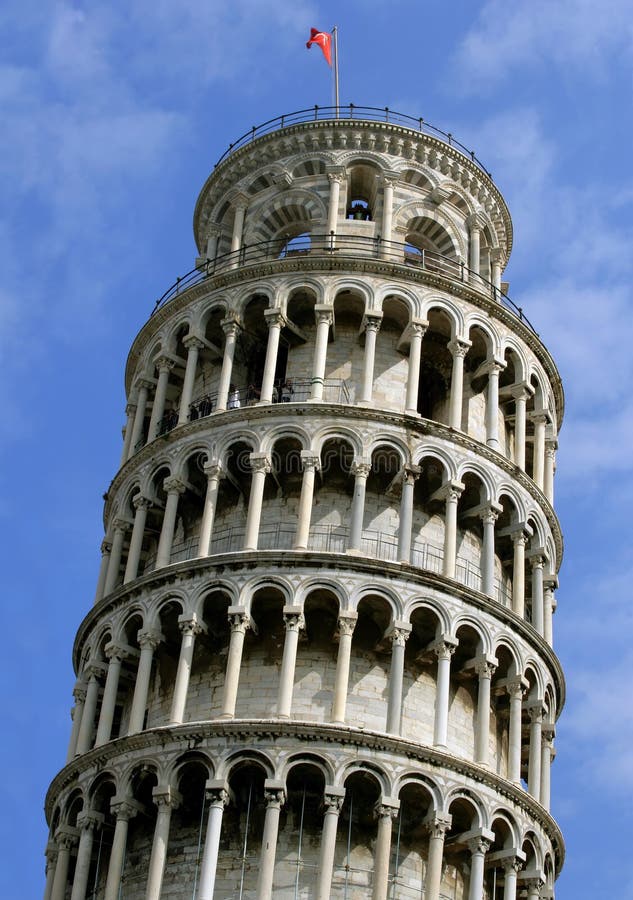 Leaning Tower of Pisa. Detail Stock Image - Image of architecture ...