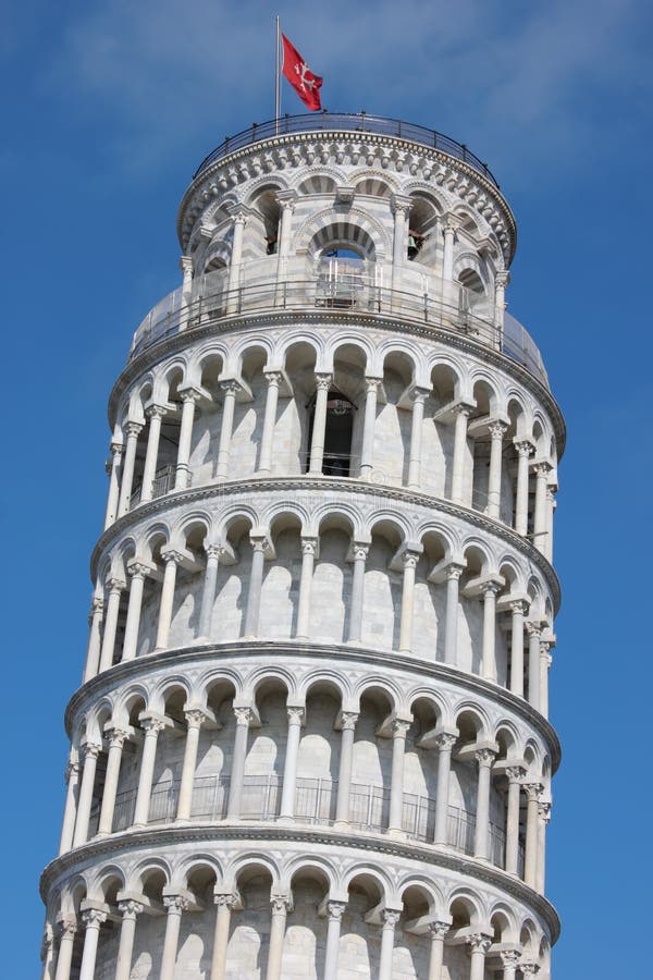 Leaning Tower in Pisa Angle Shot Stock Image - Image of ornamental ...