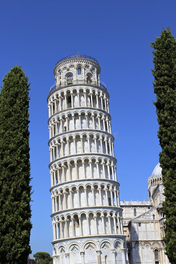 Slanting tower stock photo. Image of waterway, urban - 26014712