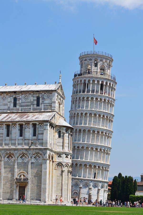 Pisa Leaning Tower, Italy stock image. Image of inclined - 21790907