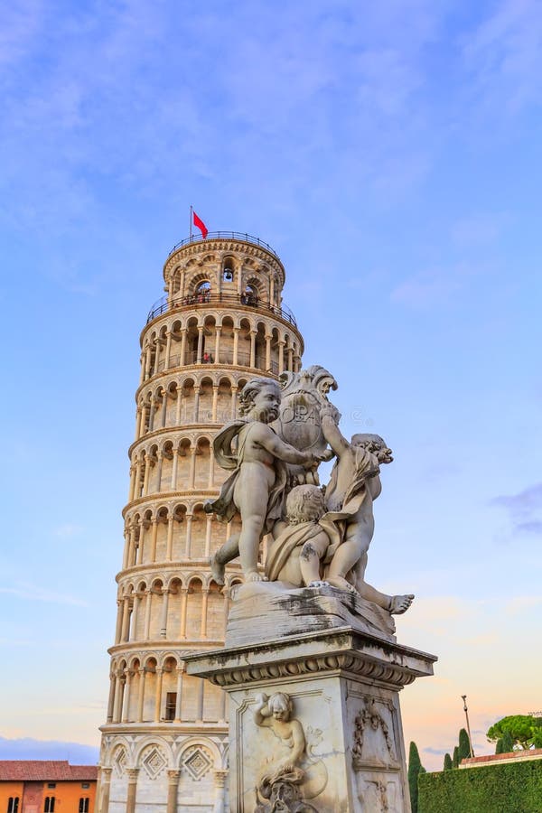 Pisa Angel Statue Leaning Tower Stock Photos - Download 265 Royalty ...