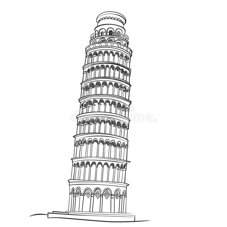 Leaning Tower Pisa Drawing Pencil Stock Photos - Free & Royalty-Free ... Leaning Tower Pisa Drawing Pencil Stock Photos - Free & Royalty-Free ...