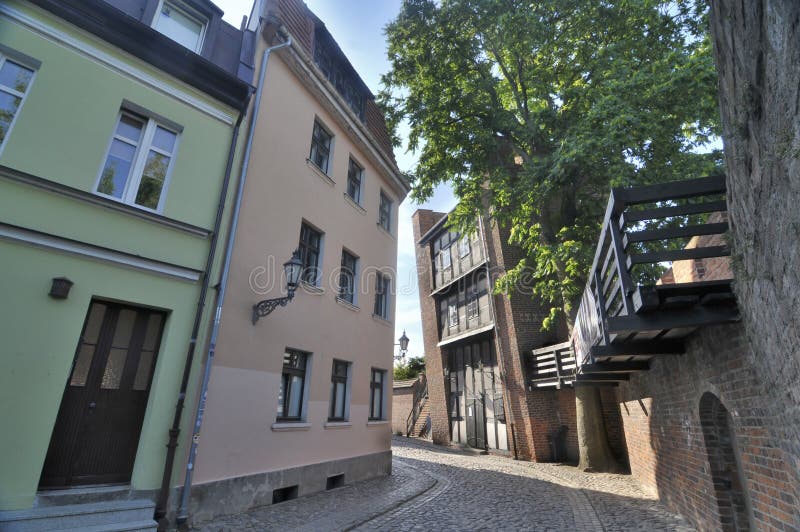 The Leaning Tower of Toru? , Poland Editorial Stock Photo - Image of ...