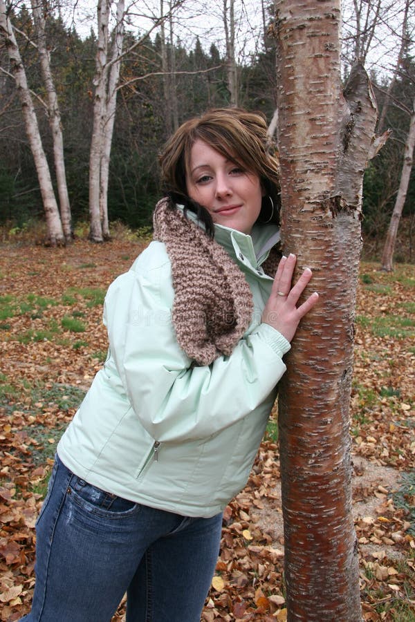 Leaning on Tree stock image. Image of park, beautiful, health - 357157