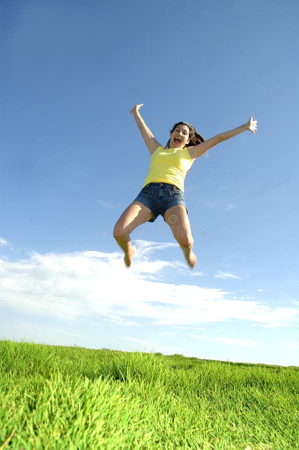 Leap stock photo. Image of jumping, beautiful, airborne - 776574