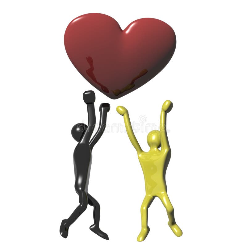 Leap for Love stock illustration. Illustration of white - 59804587