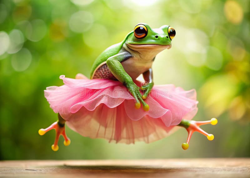 Celebrate Leap Day with a Whimsical Frog in a Tutu a Fun and Unique ...