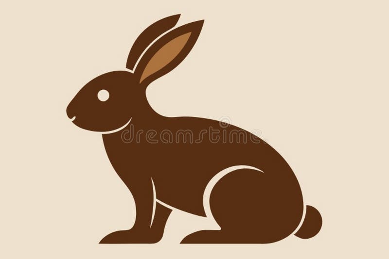 Leaping Bunny Icon Symbol Sign Vector Stock Illustration - Illustration ...