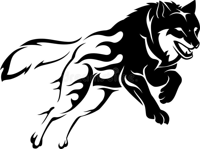 Wolf Side View Stock Illustrations – 1,082 Wolf Side View Stock ...