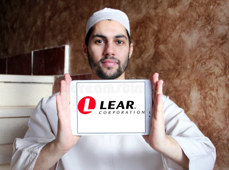 Lear Corporations-Logo redaktionelles stockfoto. Bild von hauptsitz ...