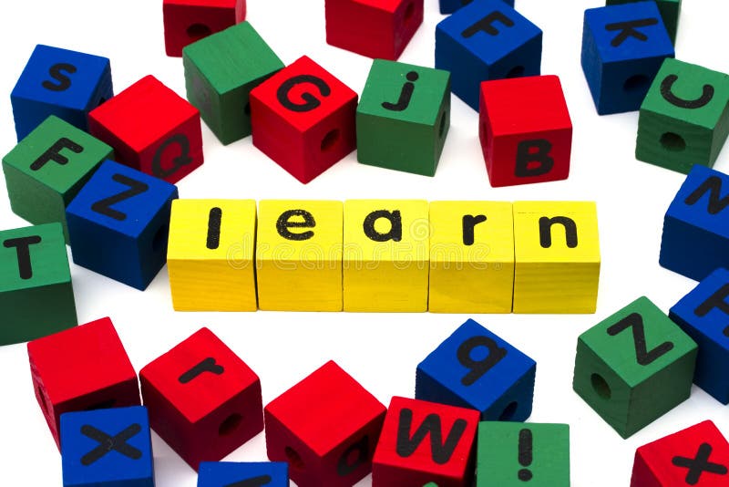 ABC letters learning stock image. Image of preschool, color - 161663