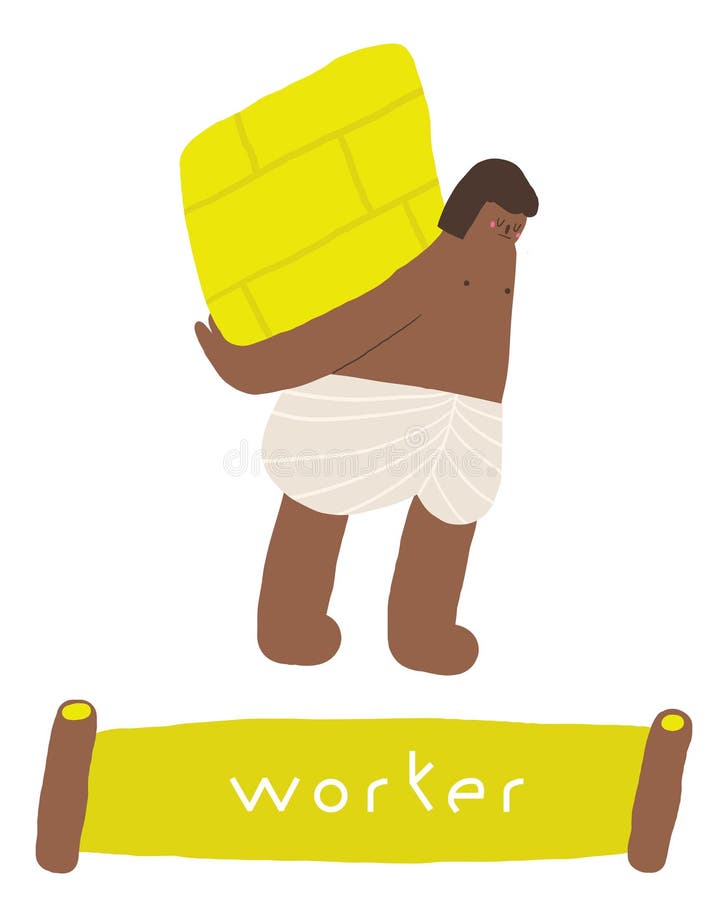 Learn Ancient Egypt Desert Flashcard for Kids Stock Vector ...