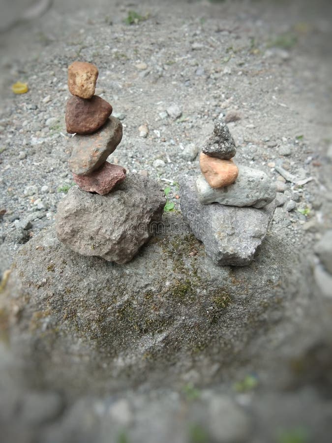 Learn the Art of Stacking Stones Stock Photo - Image of education ...