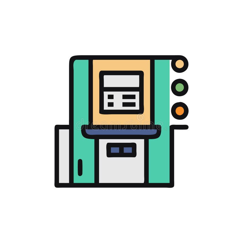 Best Practices for Automated Teller Machine Operations Stock Illustration - Illustration of ...
