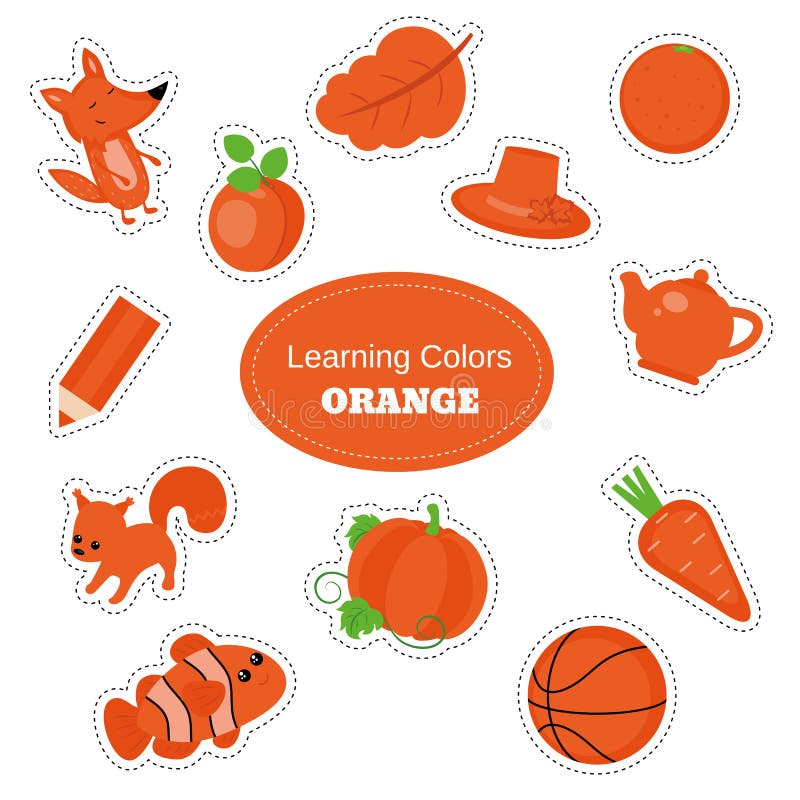 Learn the color stock illustration. Illustration of cute - 206456333 Learn the color stock illustration. Illustration of cute - 206456333