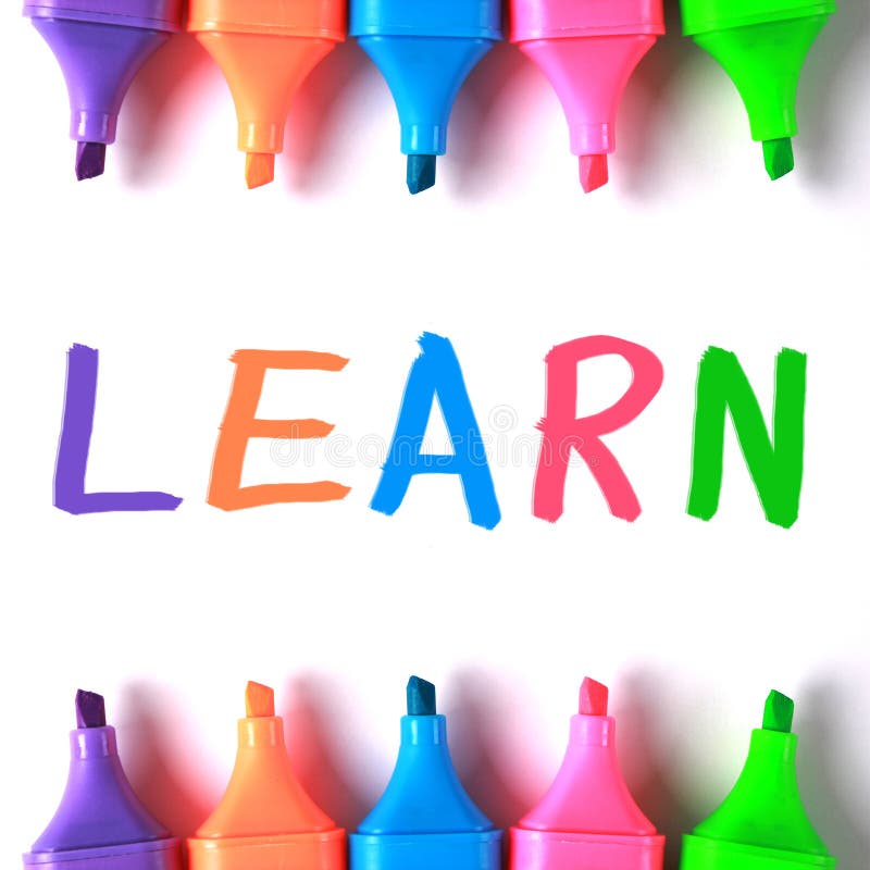 Learn stock image. Image of people, learning, markers - 46450491