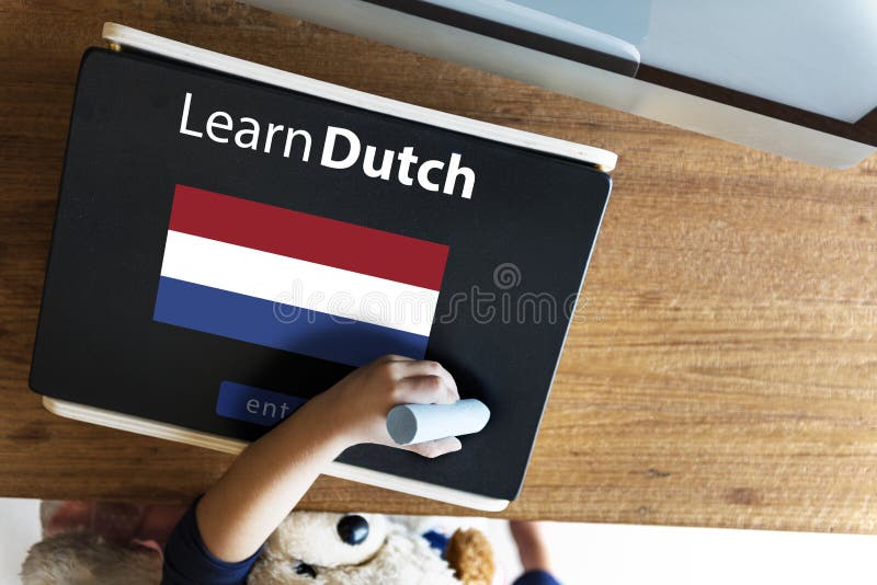 Learn Dutch Language Online Education Concept Stock Photo - Image of ...