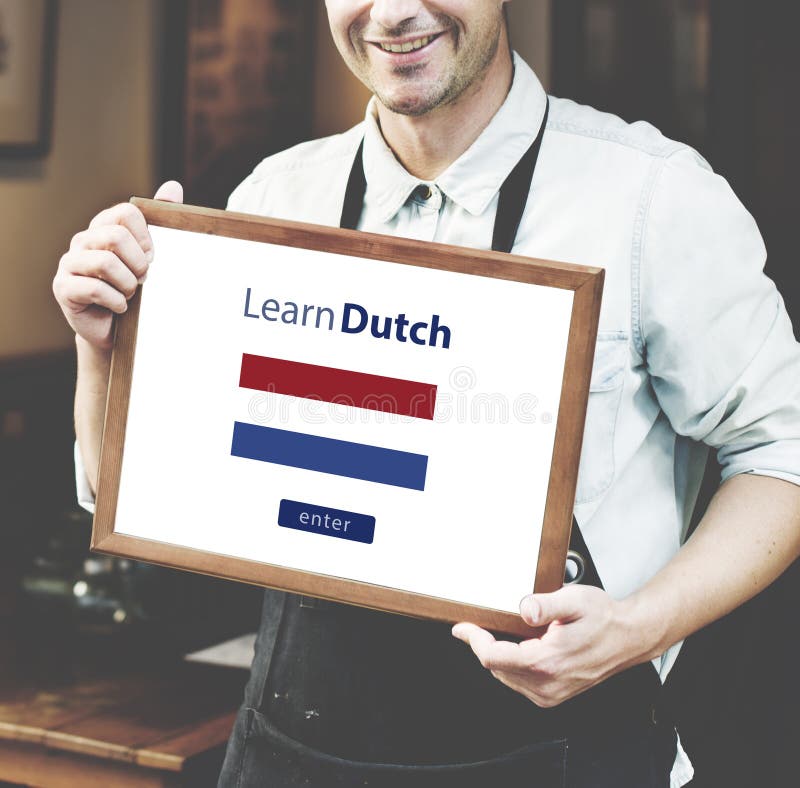 Learn Dutch Language Online Education Concept Stock Photo - Image of ...