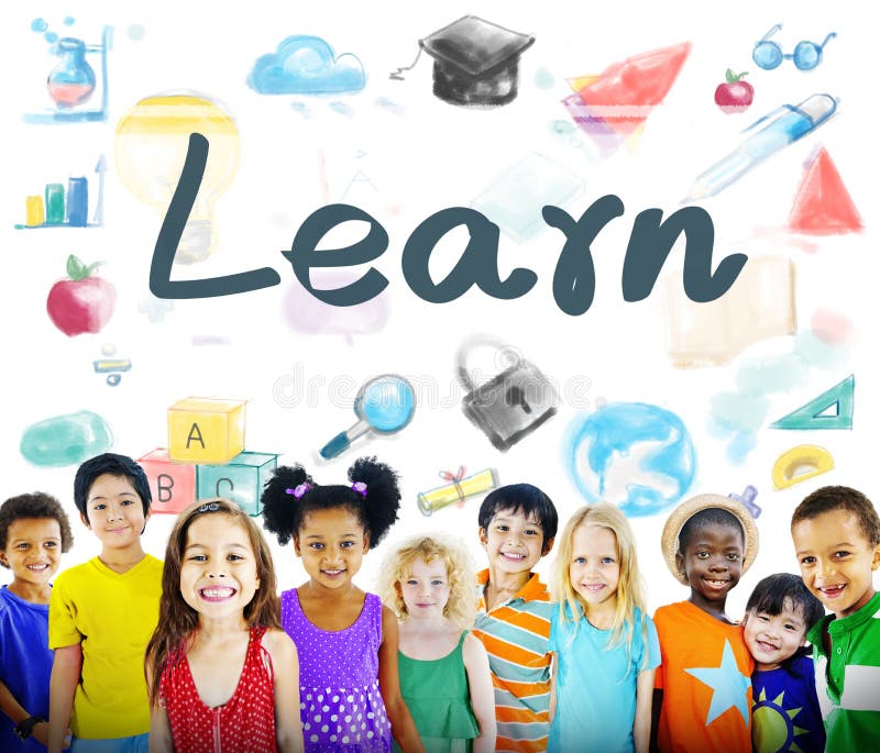 Learn Education Learning Progress Improvement Concept Stock Photo ...