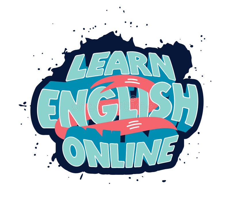 Learn English Clipart. Creative Poster, Web Banner, Design Element ...