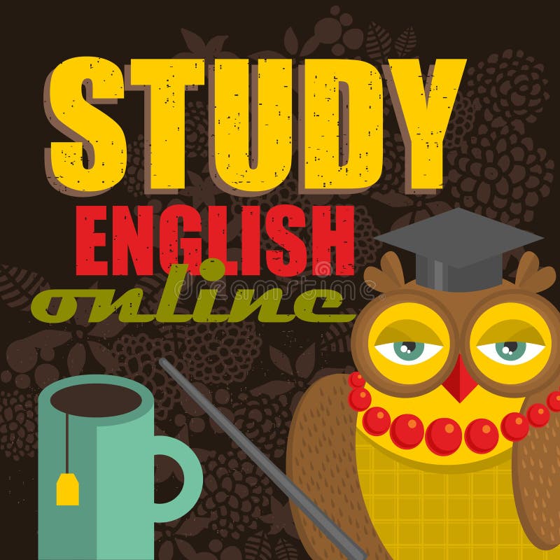 Learn english concept stock vector. Illustration of education - 60212460