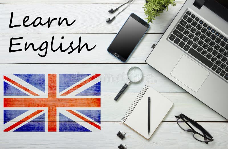 Learn English Concept. Time To Learning Languages Stock Image - Image ...