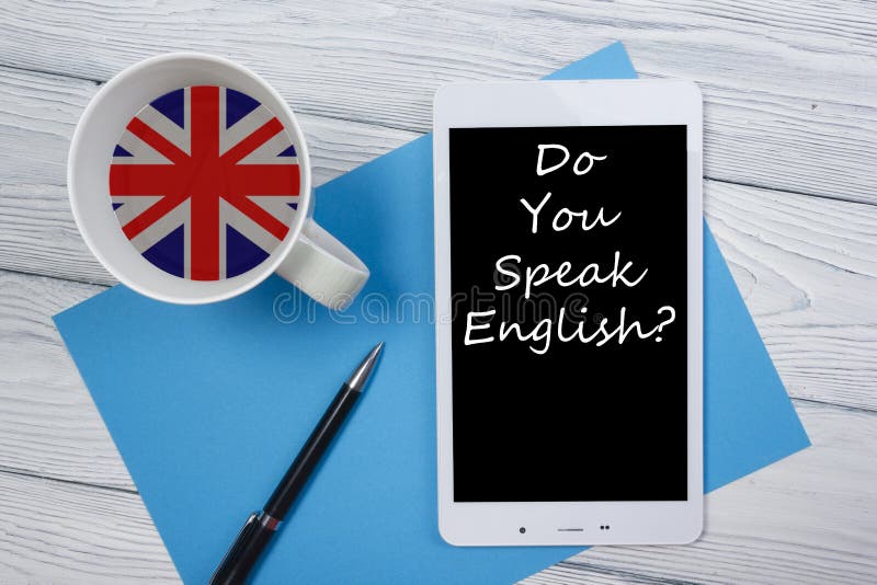 Learn English Concept. Time To Learning Languages Stock Image - Image ...
