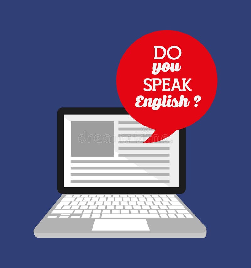 Learn english design stock illustration. Illustration of banner - 64329385