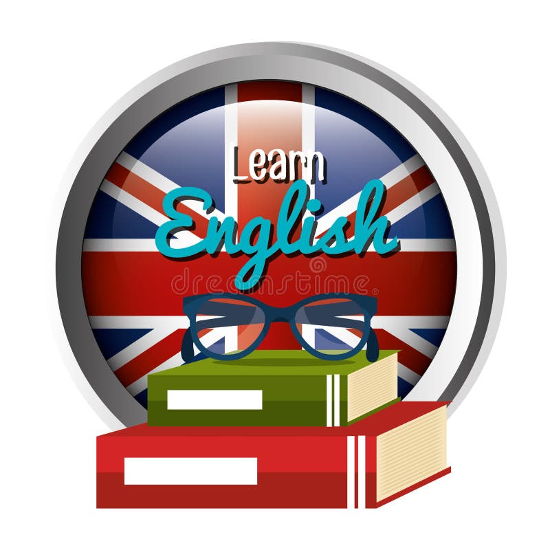 Learn english design stock illustration. Illustration of text - 68386091