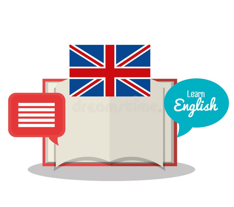 Learn english design stock illustration. Illustration of learning ...