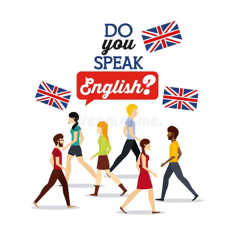 Learn english design stock vector. Illustration of learning - 63236260