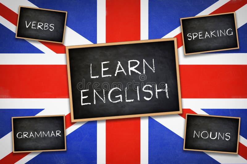 Learn English stock image. Image of flag, grammar, grunge - 45302703