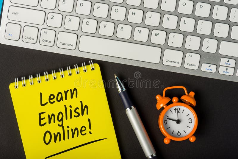 Learn English - Online English Learning Program or Tutorial Stock Photo ...