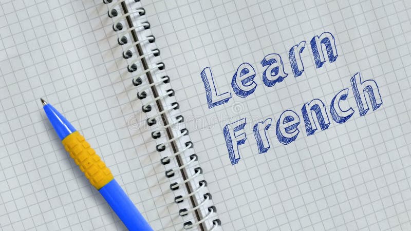 Learn French stock video. Video of paper, hand, french - 174781473