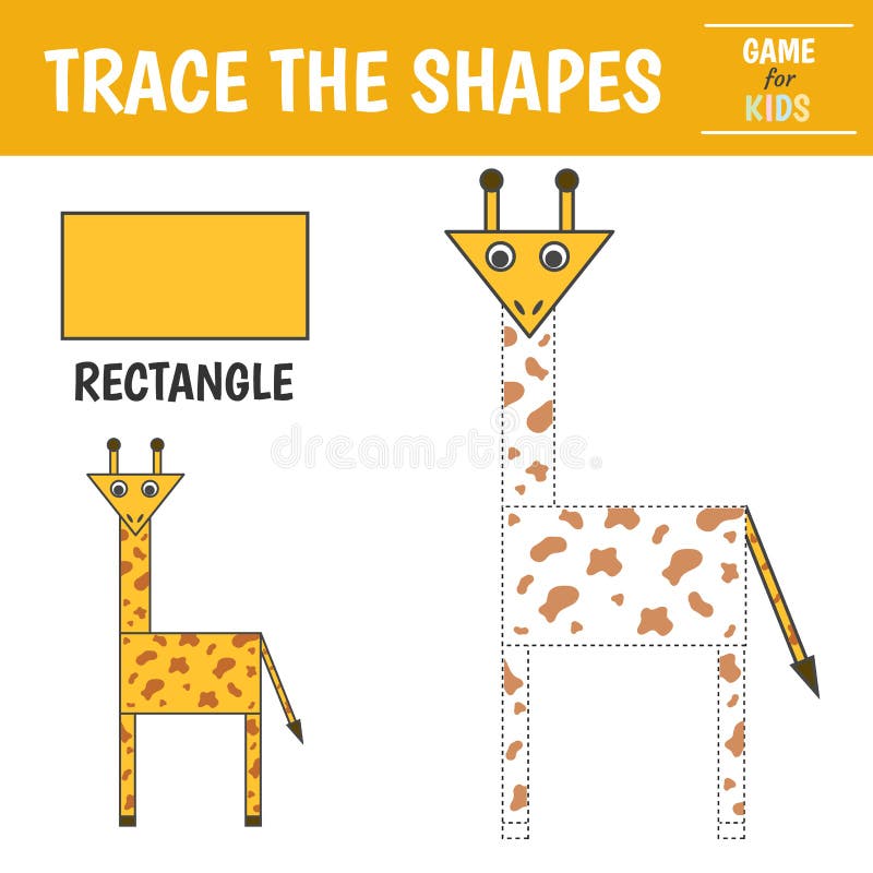 Learn geometric shapes stock vector. Illustration of baby - 199751498