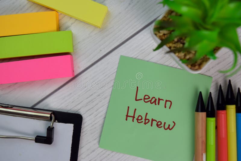 Teaching Hebrew stock photo. Image of chalk, judaism, ulpan - 660912