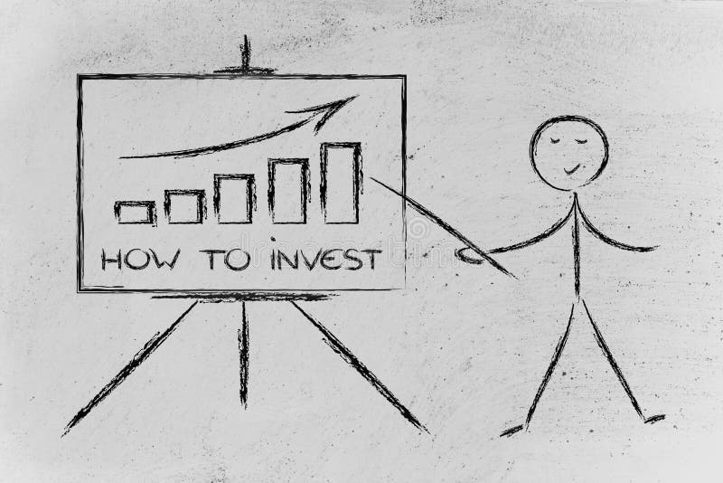 Learn about how to invest stock illustration. Illustration of advance ...