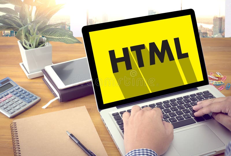 Learn HTML, Web Development and Web Design, Trendy Long Shadow Stock ...