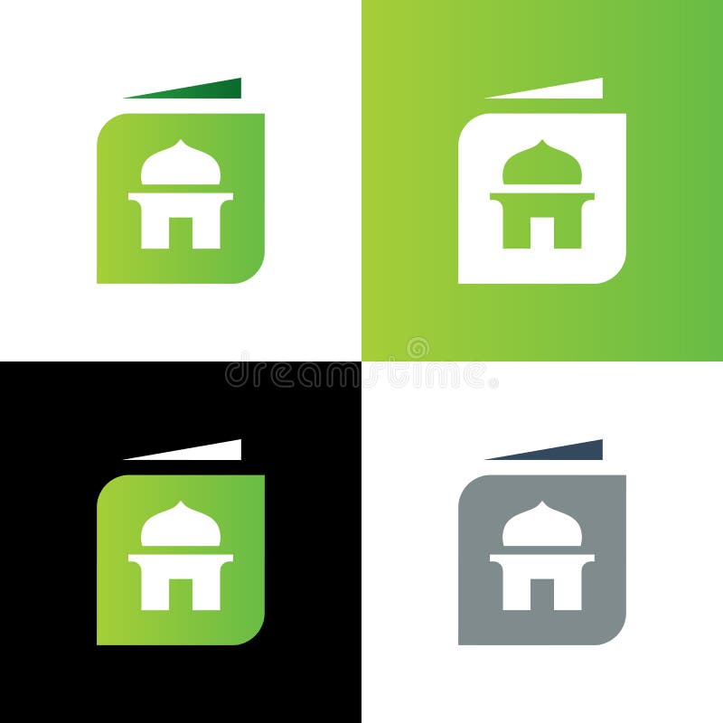 Learn Islam Religion Logo Template, Islamic Knowledge Books Icon ...